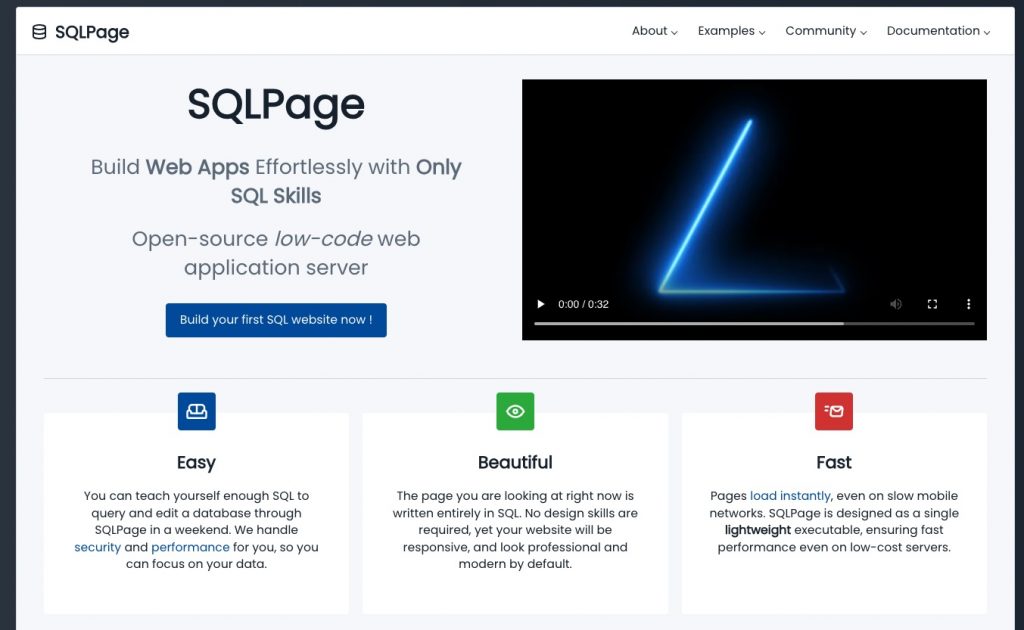 Découverte de SQLPage, une solution technique enthousiasmante ! | Alain Lefebvre Créations